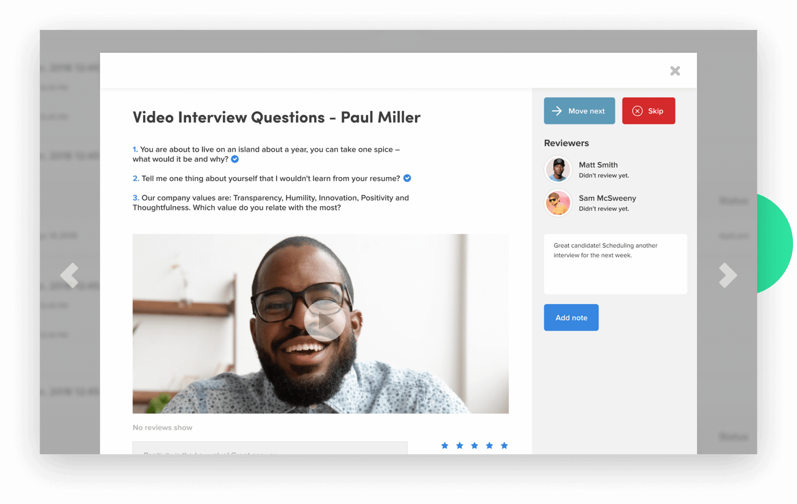 Harri - Applicant Tracking System - Hotel Design
