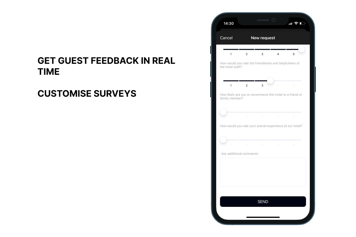 TagPoint – Guest feedback feature - Hotel Design