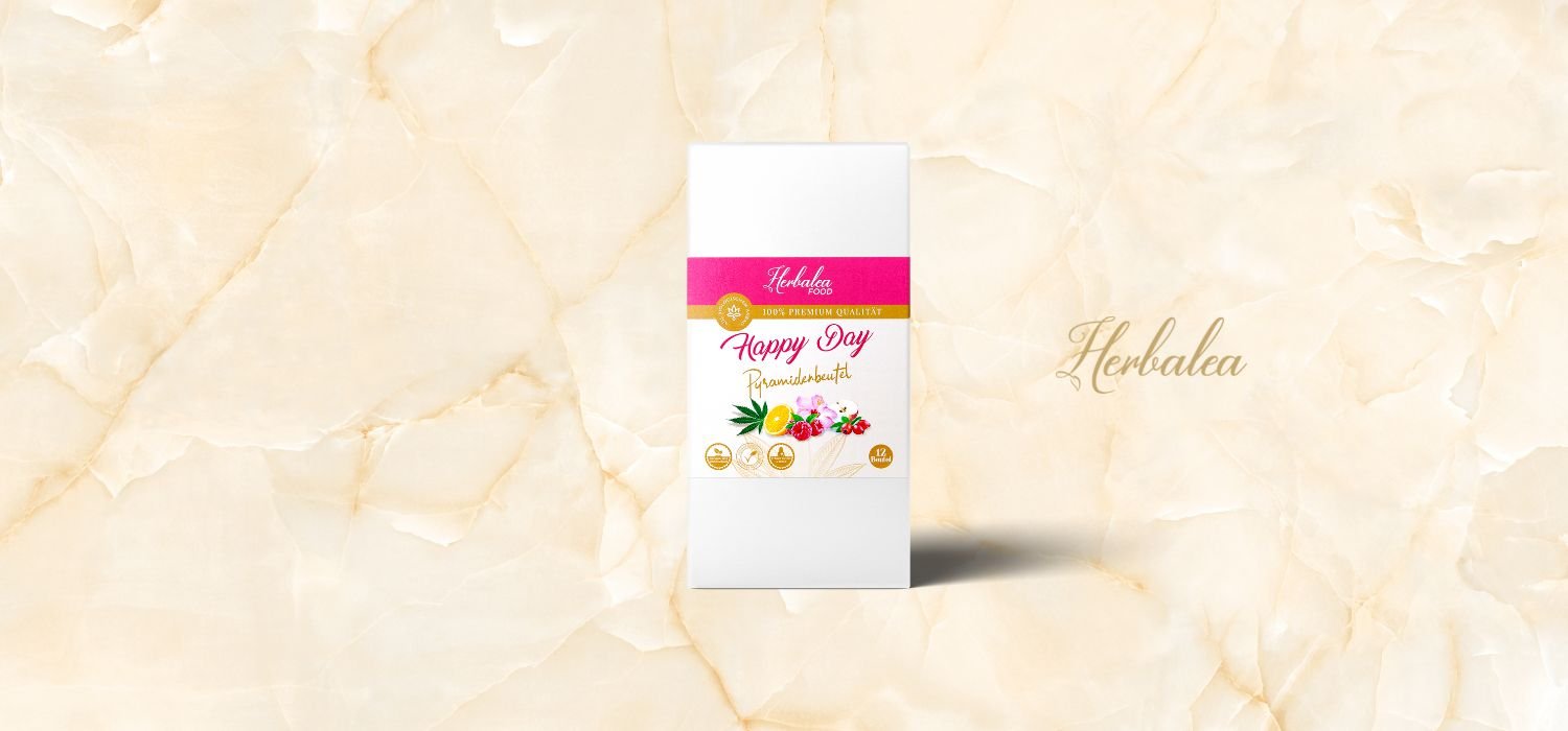 Herbalea – Happy Day Organic Hemp Tea – Bag - Hotel Design
