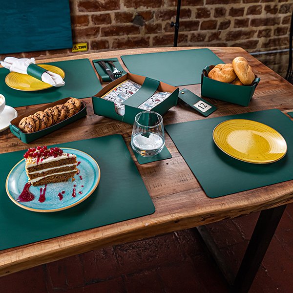 HORECA - Table Mat, Rectangular Place Mat, Velvet - Hotel Design