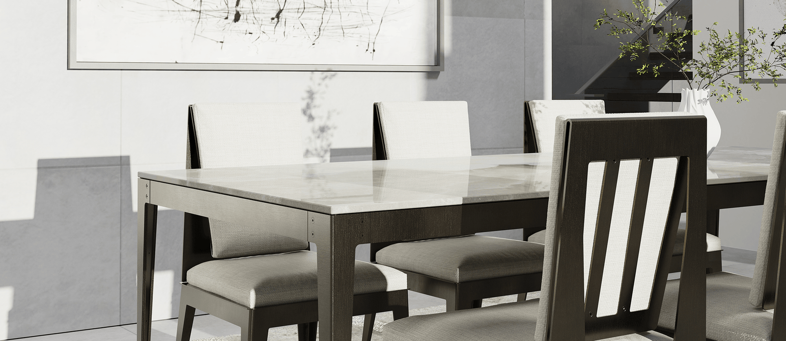 Eleven Stories - Metal Dining Table - Hotel Design
